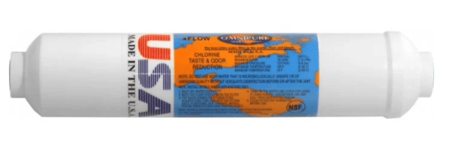 Filter Cartridge Inline 2"x10" 3/8FPT NSF GAC Carbon / Phosphate ...